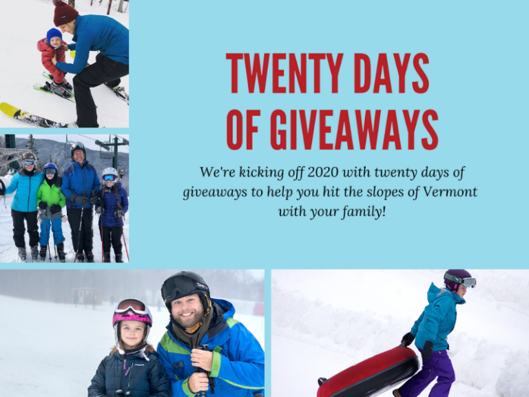 Twenty Days of Vermont Family Giveaways for 2020 - All Mountain Mamas